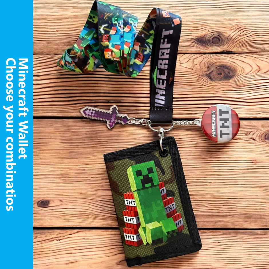 Minecraft Wallet - YOUR DIY COMBINATION | Shopee Singapore