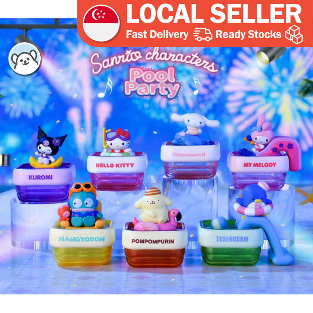 [SG STOCK] Sanrio Characters Pool Party Series Figure Blind Box | LIOH ...
