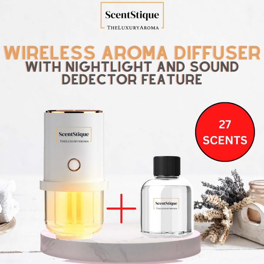 Intelligence Aromatherapy Diffuser with night light sound detector ...