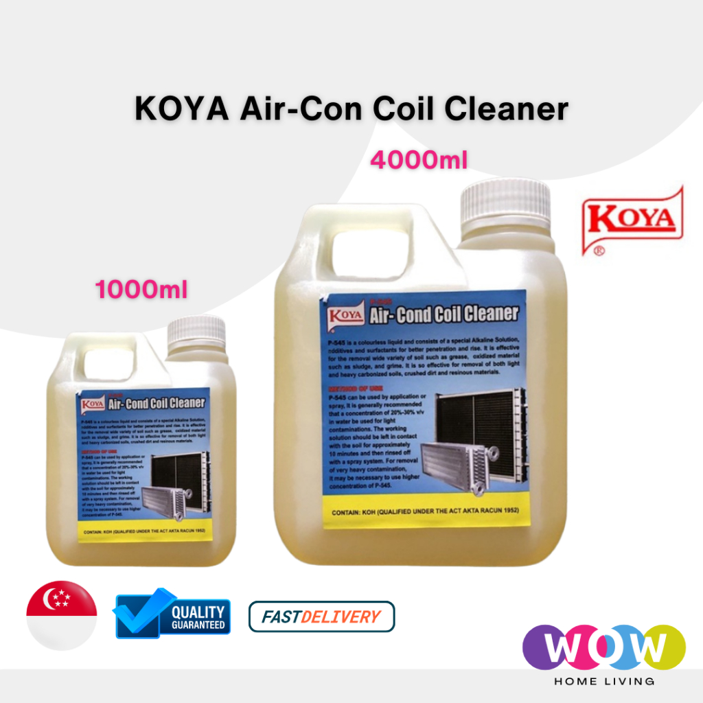 KOYA Air-Con Coil Cleaner Available In 1000ml / 4000ml Made In Malaysia ...