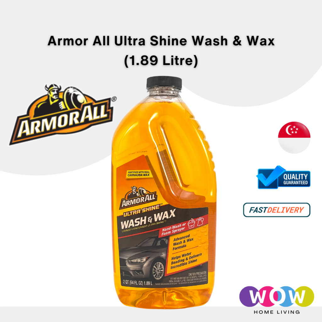 Armor All Utra Shine Wash & Wax Car Shampoo 64 Fl Oz (1.89L) | Shopee ...