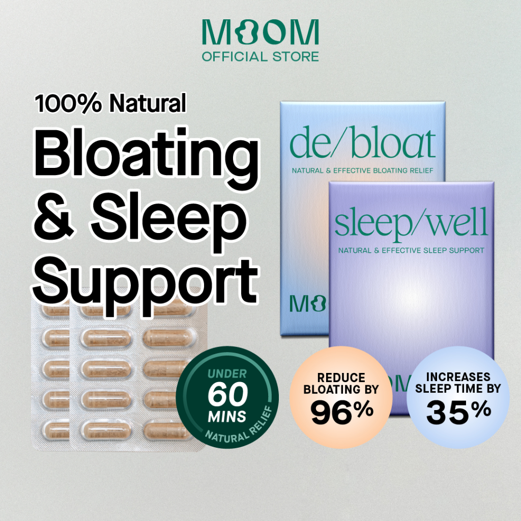 Moom Health™ Restore Reset On The Go: de/bloat & sleep/well. Natural ...