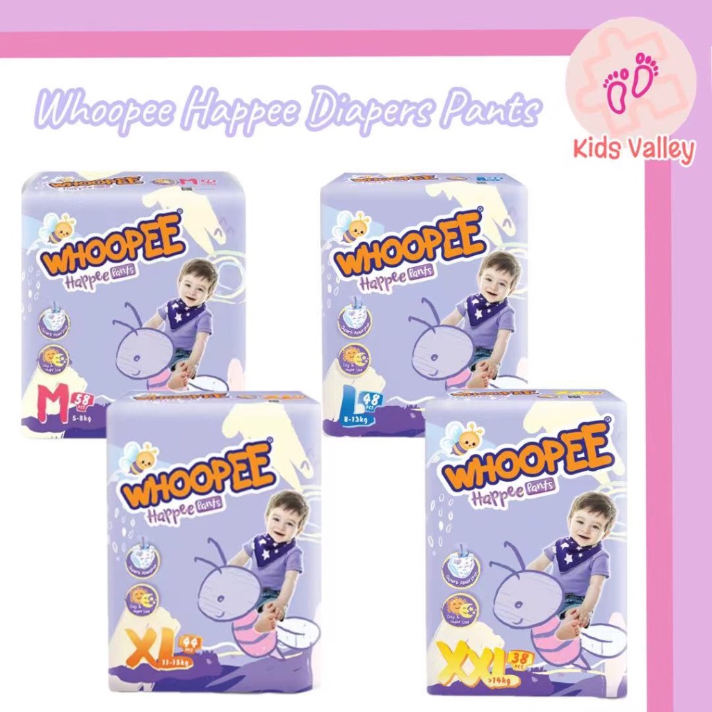 [Bundle of 2]Whoopee Happee Pants Diapers M/L/XL/XXL 🔥SG READY STOCK🔥 ...