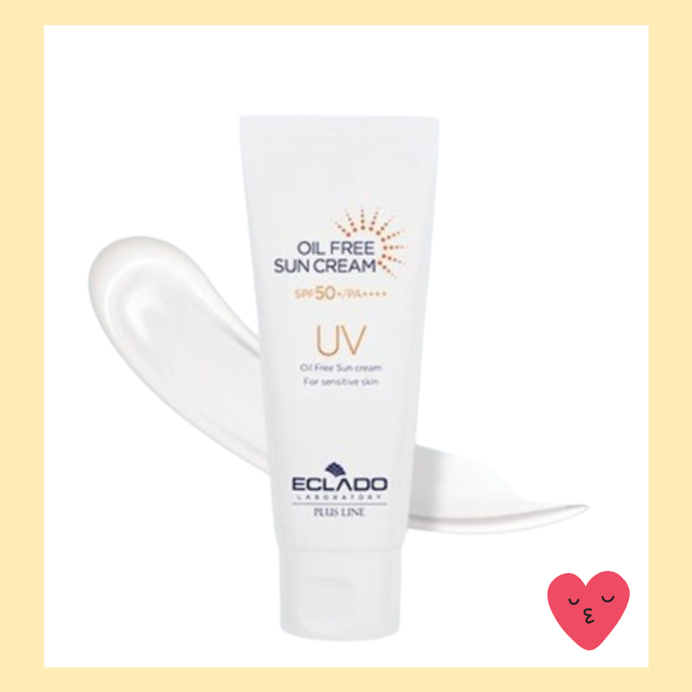 [ECLADO] Oil free sun cream 70g (SPF50+ PA++++) | Shopee Singapore