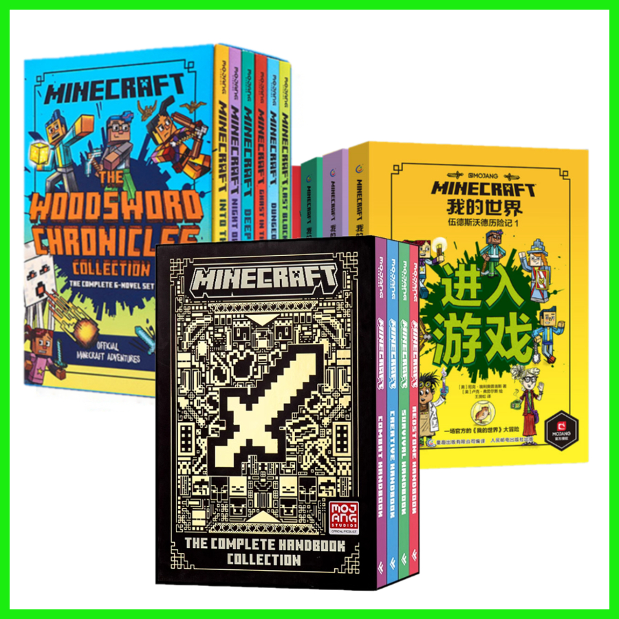 【SG Stock authentic】Minecraft Woodsword Chronicles Collection: 6books ...