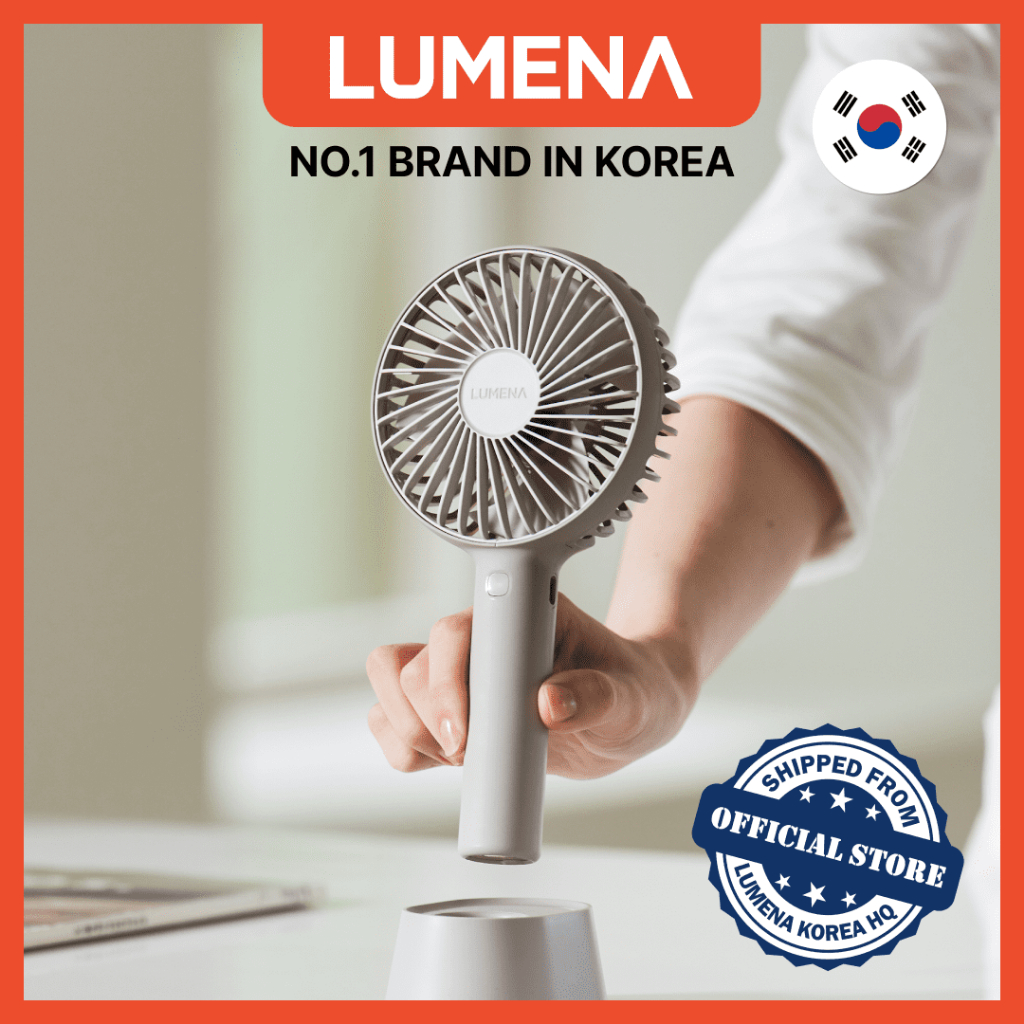 LUMENA Fan Pro4 Sleek Personal Cooling Device Fan USB Rechargeable ...