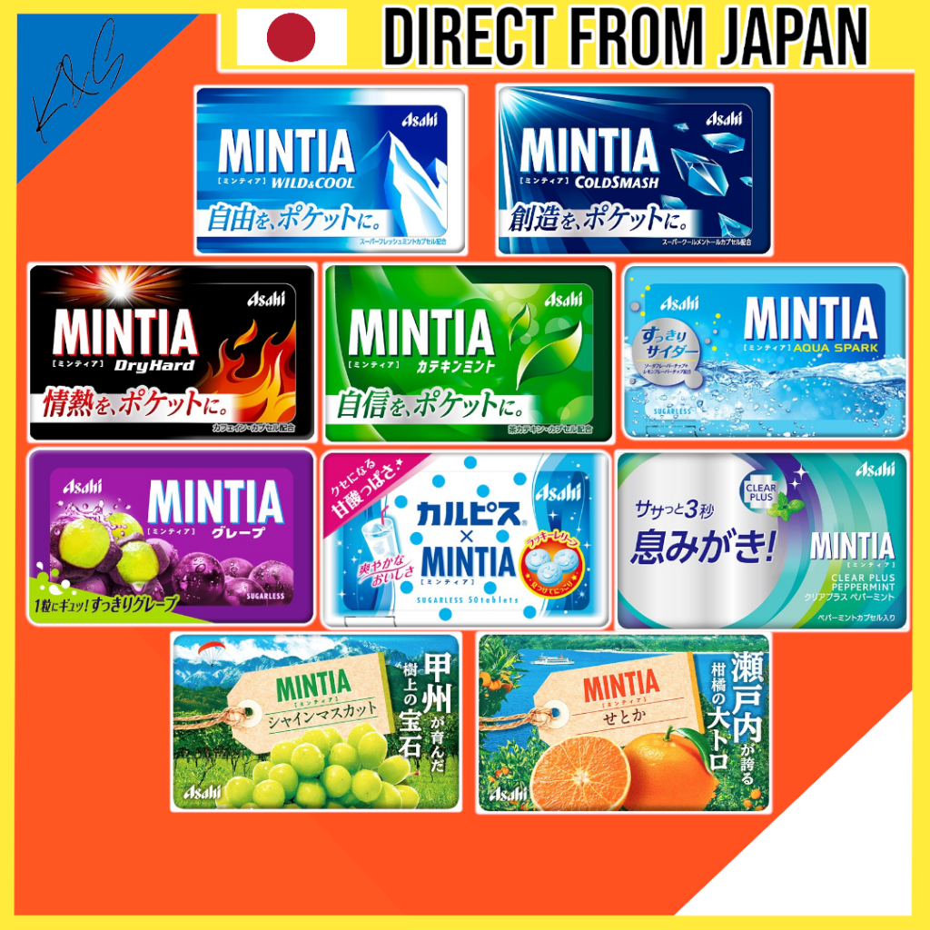 Asahi Mintia 50 tablets Various flavor【Direct from Japan】 | Shopee Singapore