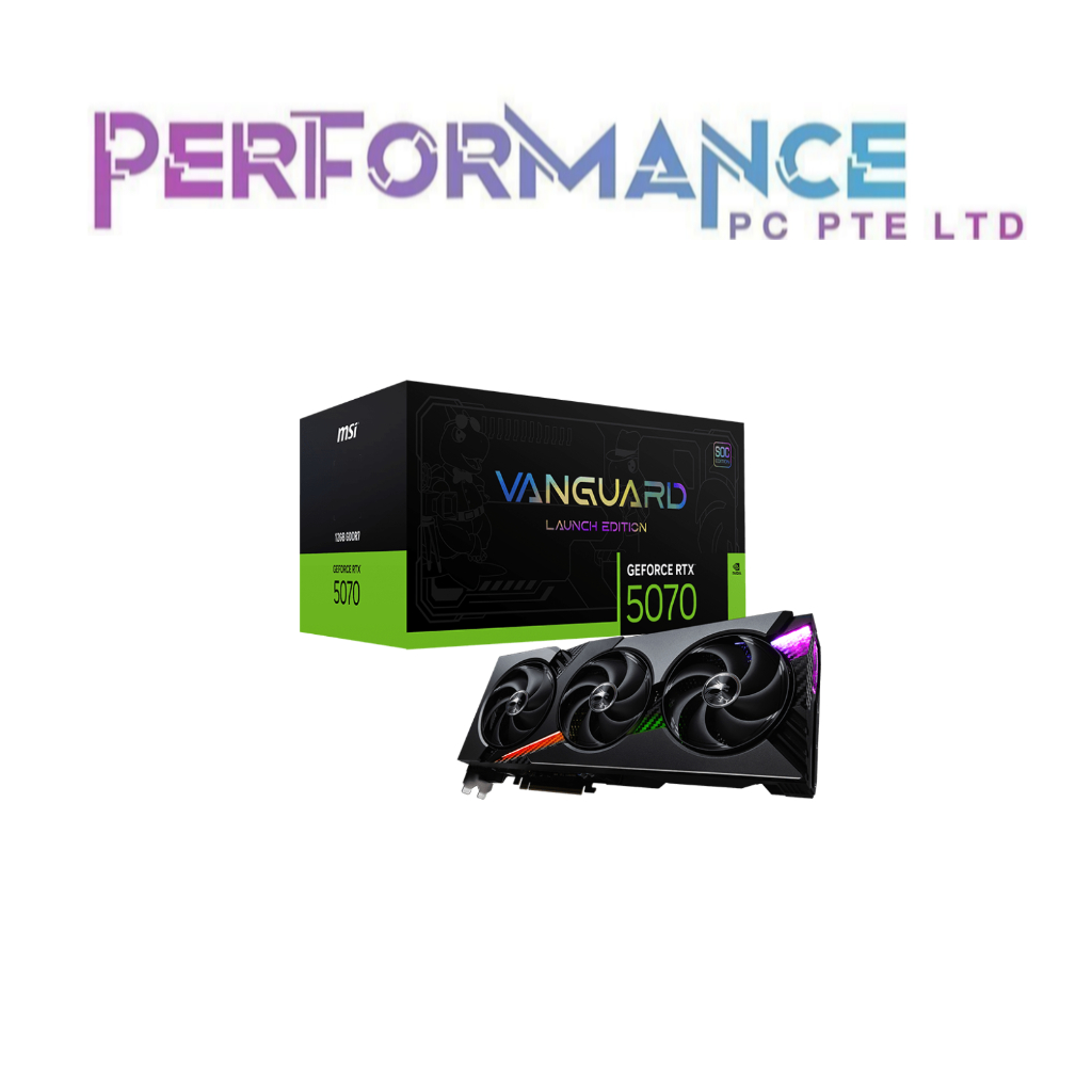 MSI GeForce RTX™ 5070 12G VANGUARD SOC LAUNCH EDITION GRAPHICS CARD (3 YEARS WARRANTY BY CORBELL ...