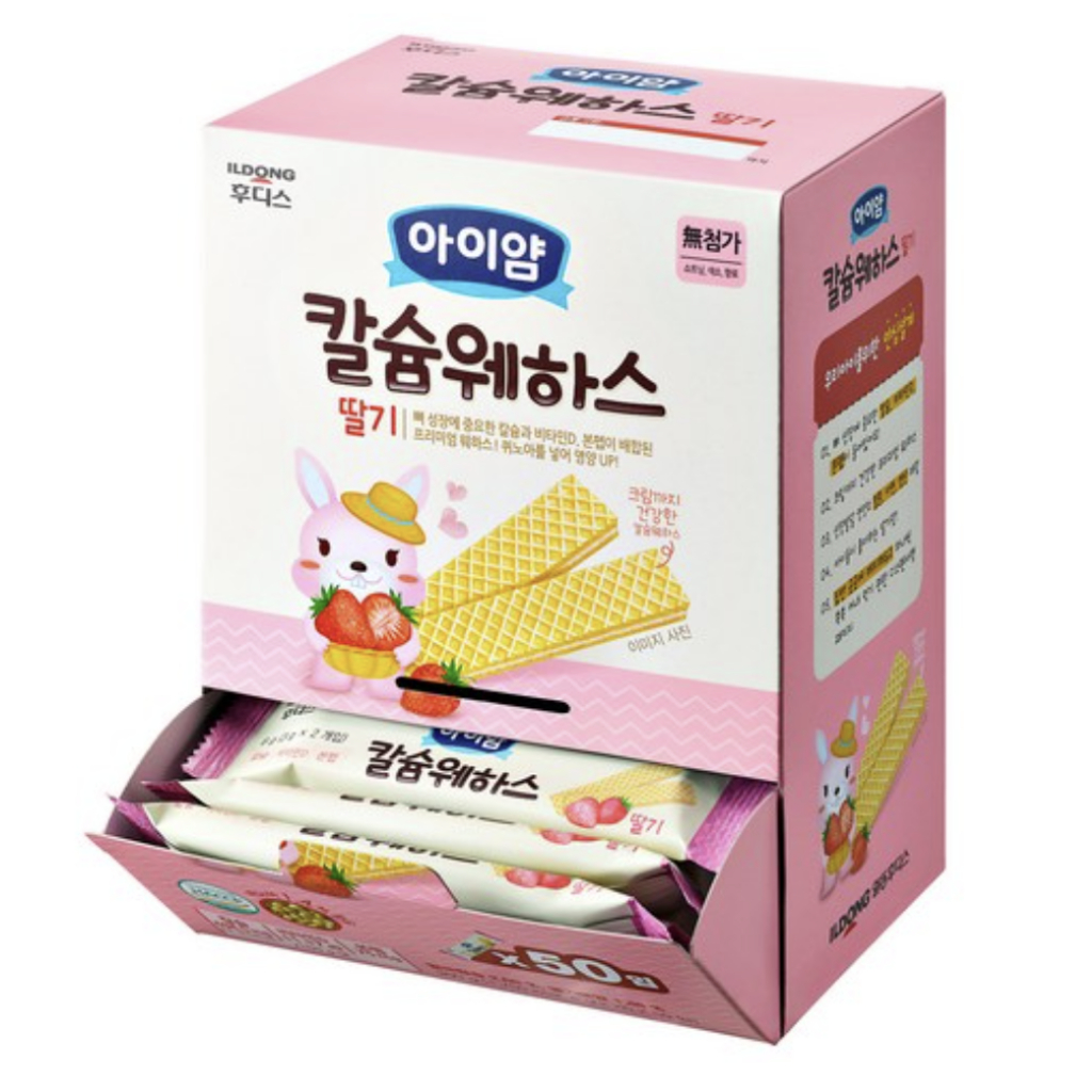 ILDONG FOODIS IYAM CALCIUM WAFERS FOR KIDS 6g x 50 Packs | Shopee Singapore