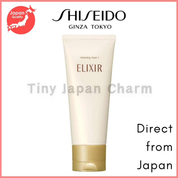 Shiseido ELIXIR Cleansing Foam 1 (Refreshing Type) / 2 (Moist Type) N 145g | Foaming Face Wash ...