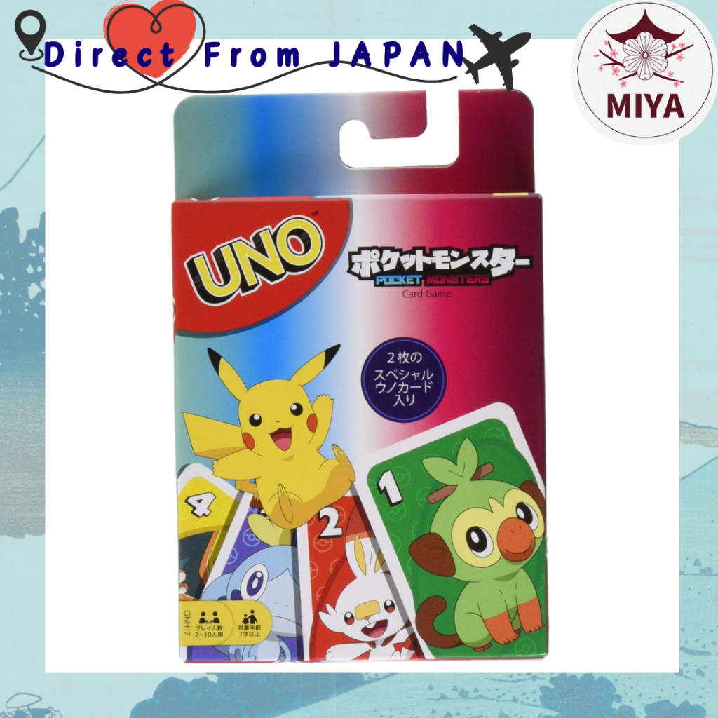 UNO: Pokémon Card Game Party Game [Direct From Japan] | Shopee Singapore