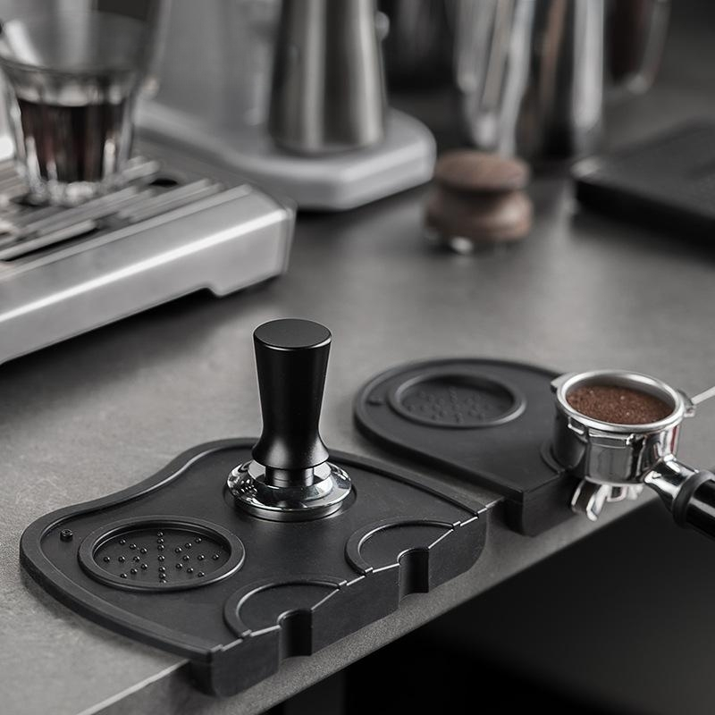 【SG】Coffee Tamper Mat Pad Espresso Mat Silicone Irregular Holder ...