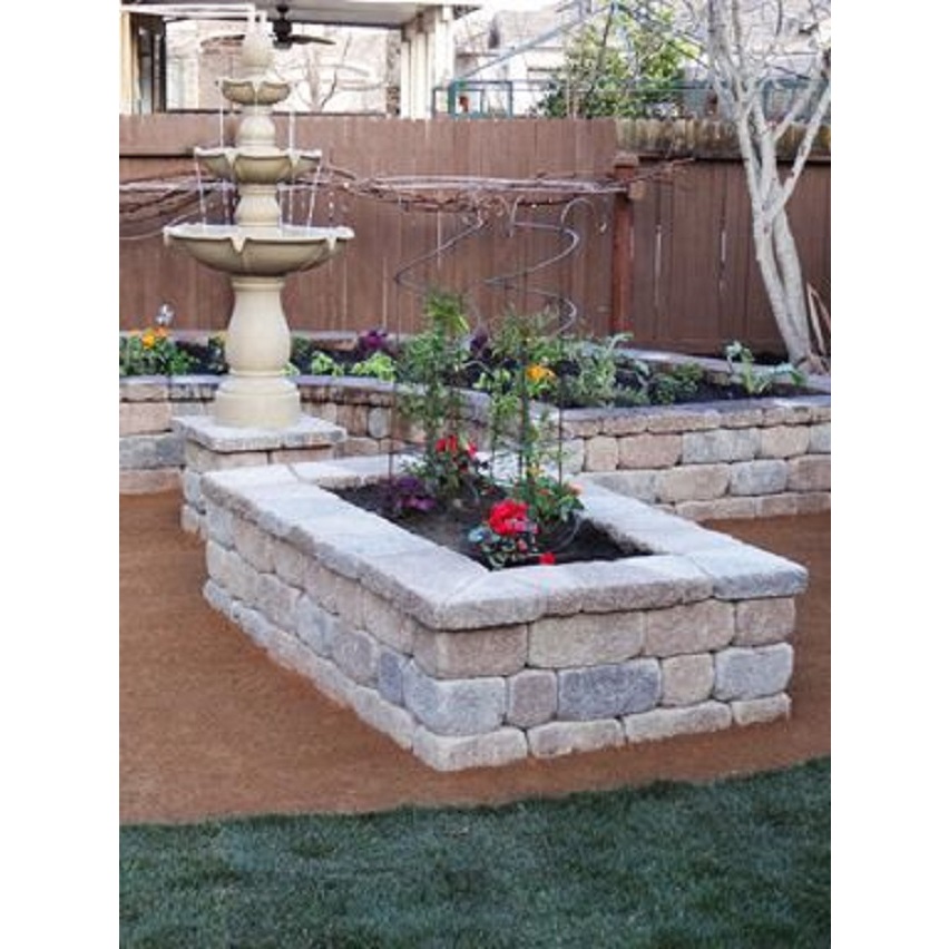 Concrete Plant Surround For Planter as Pot Brick Block Stone Support ...