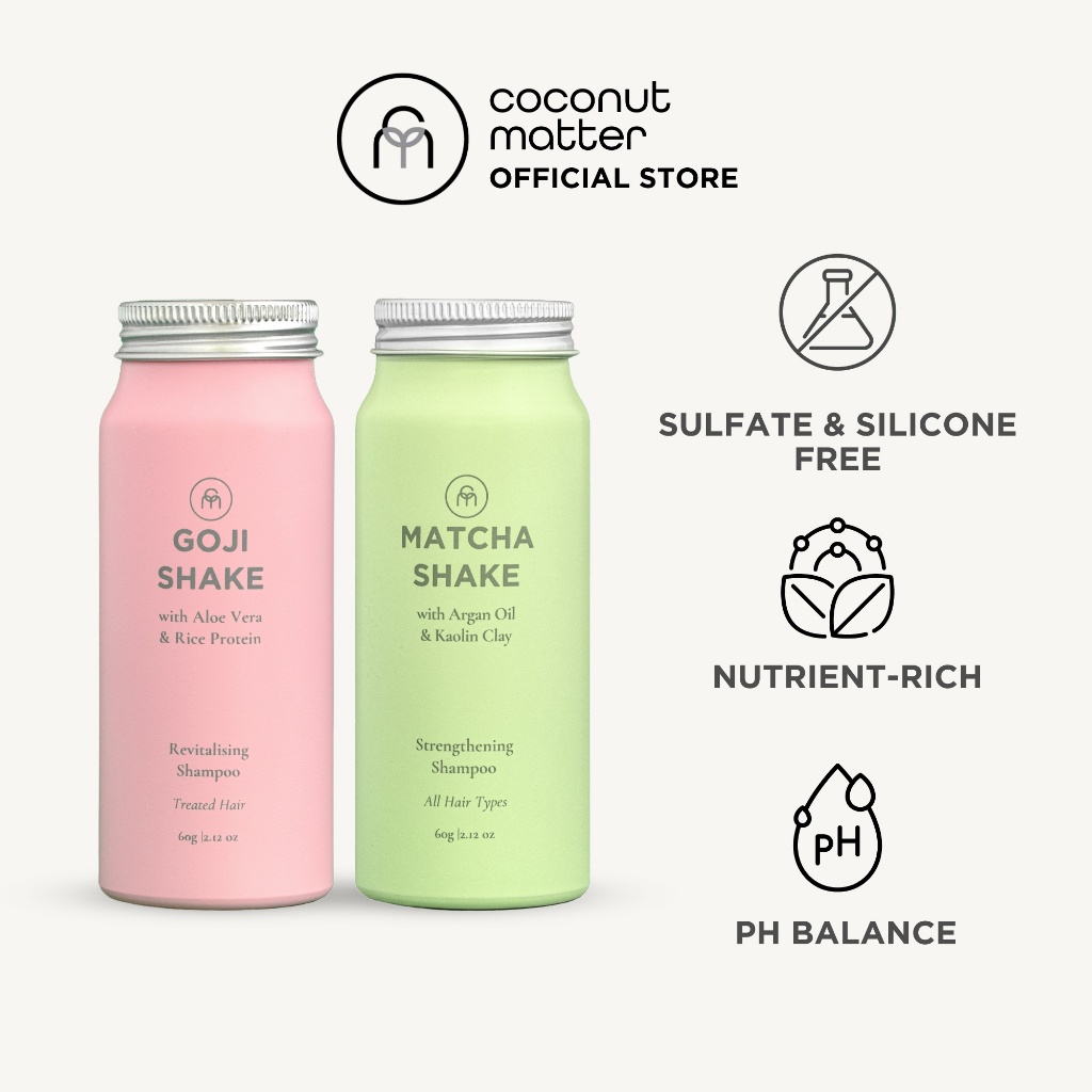 Coconut Matter Matcha/Goji Shake Shampoo - Vegan, Sulfate-Free ...