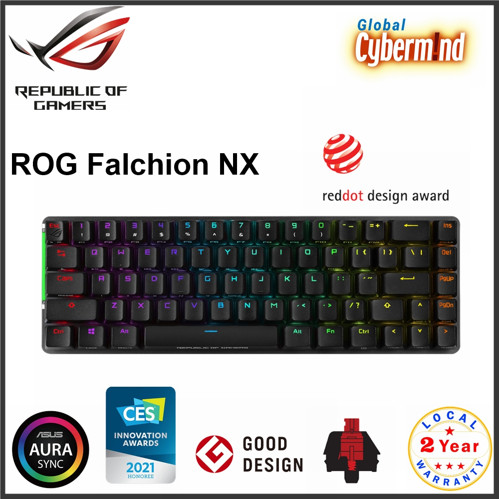 ASUS ROG Falchion NX 65% wireless mechanical gaming keyboard- 2 years ...