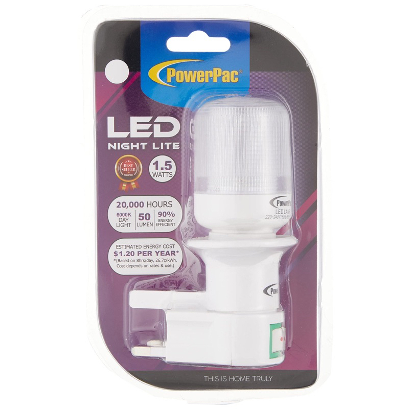 Powerpac LED Night Light MC7 | Shopee Singapore