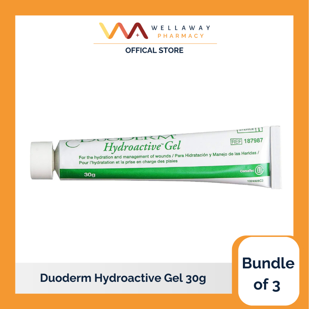 [BUNDLE OF 3] Duoderm Hydroactive Gel 30g [Hydration and management of ...