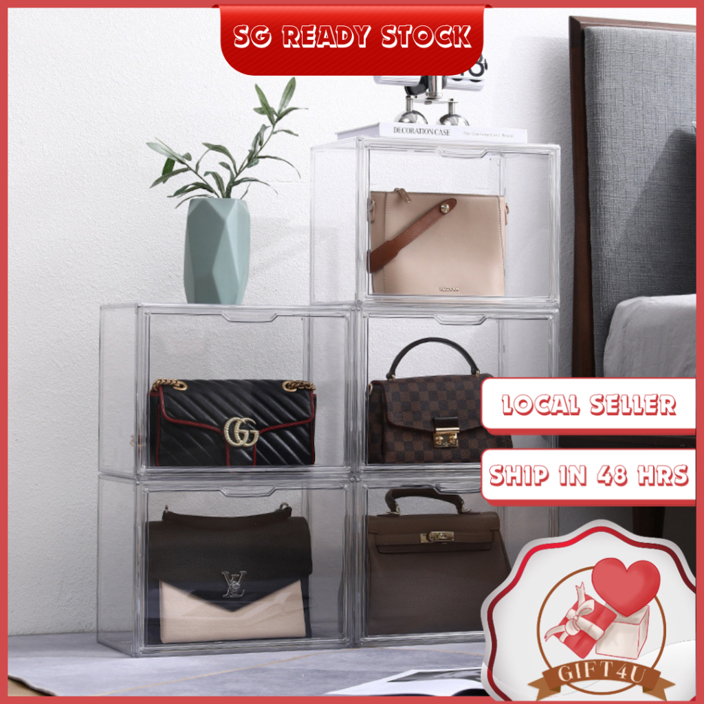 Display Case Acrylic Display Box Hand Bags Storage Box Display Boxes ...