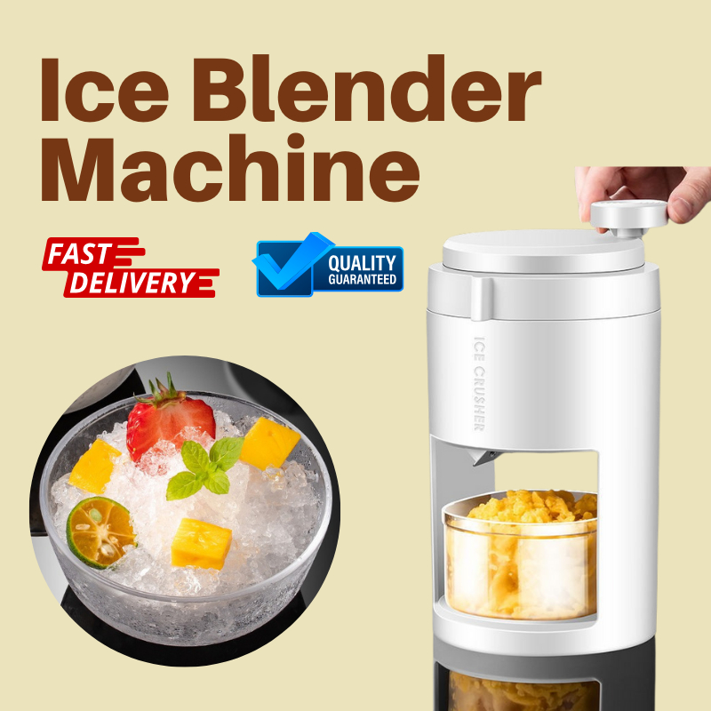 [SG] Ice Blender Machine Manual Portable Small Ice Breaker Shaved Ice ...