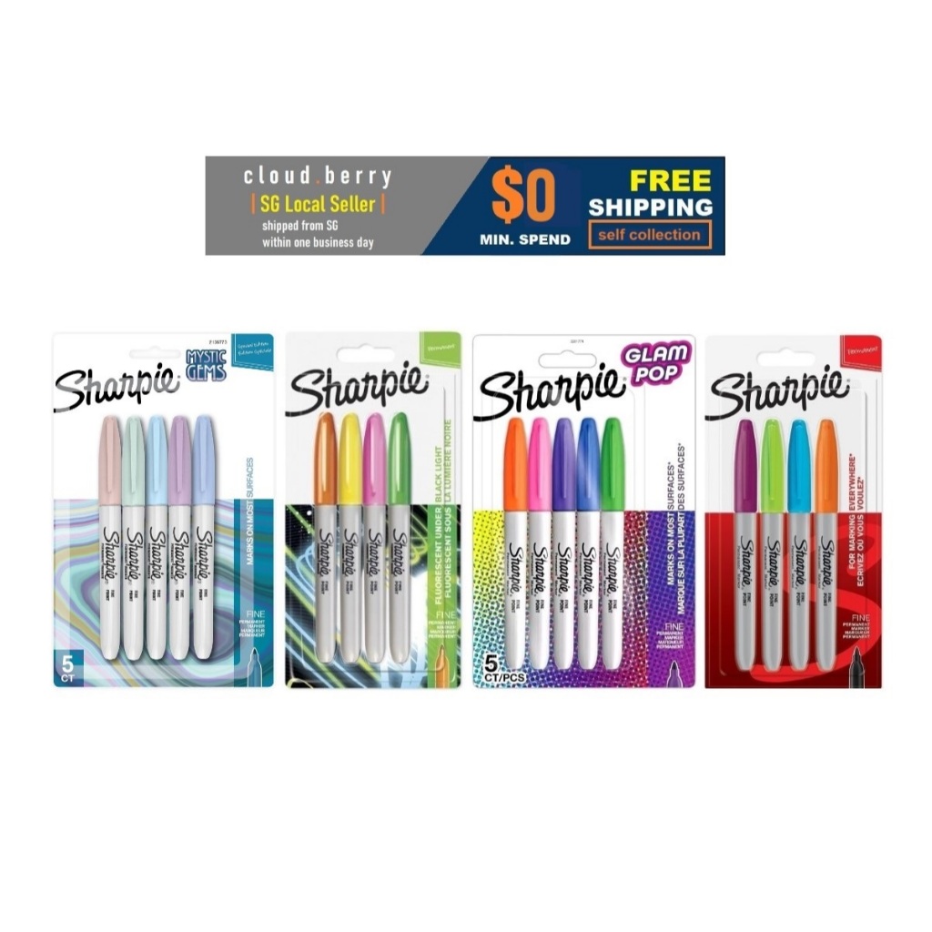 SHARPIE | GLAM POP | FUN COLOR | MYSTIC GEMS | NEON | FINE | PERMANENT ...