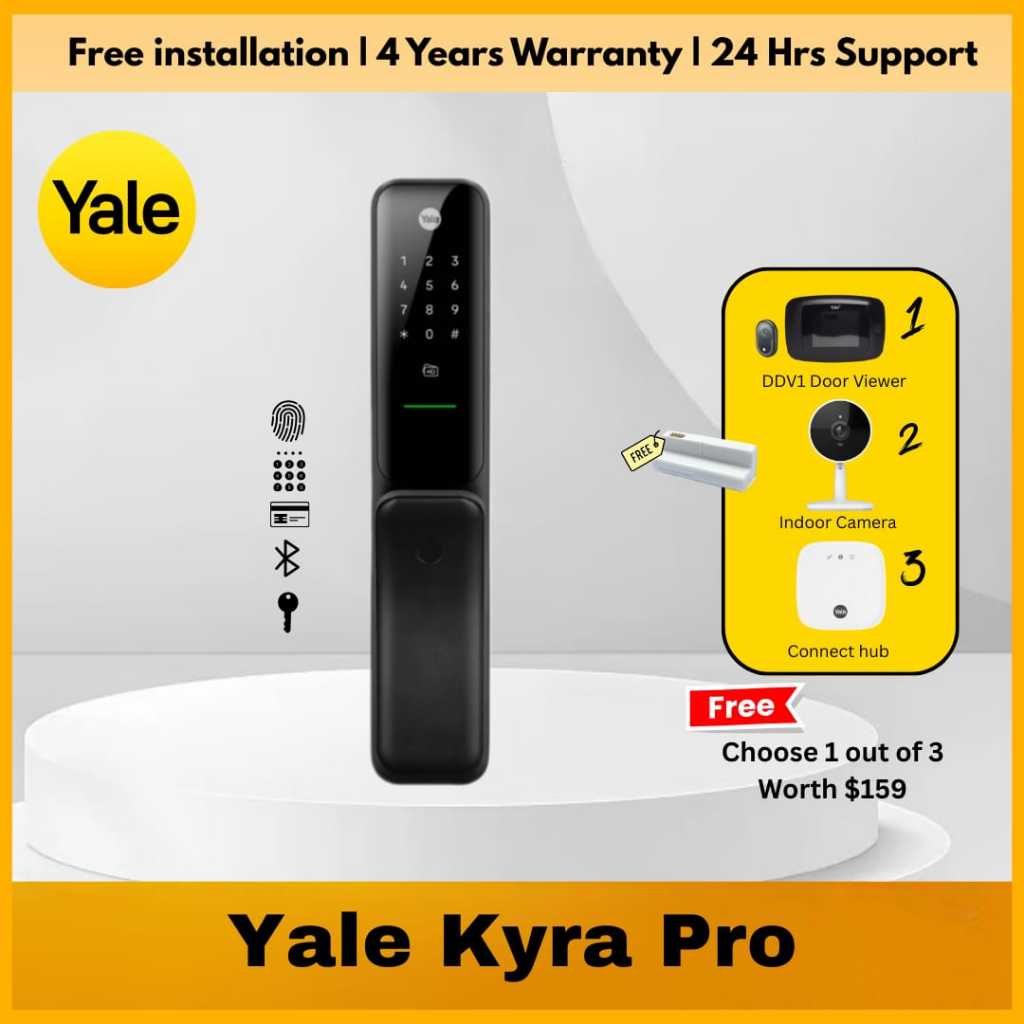 Yale Kyra Pro Smart Digital Door Lock | Shopee Singapore