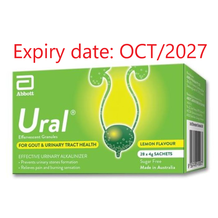 Ural Effervescent Granules (EXP OCT 27) - Fast-Acting Relief for Gout ...
