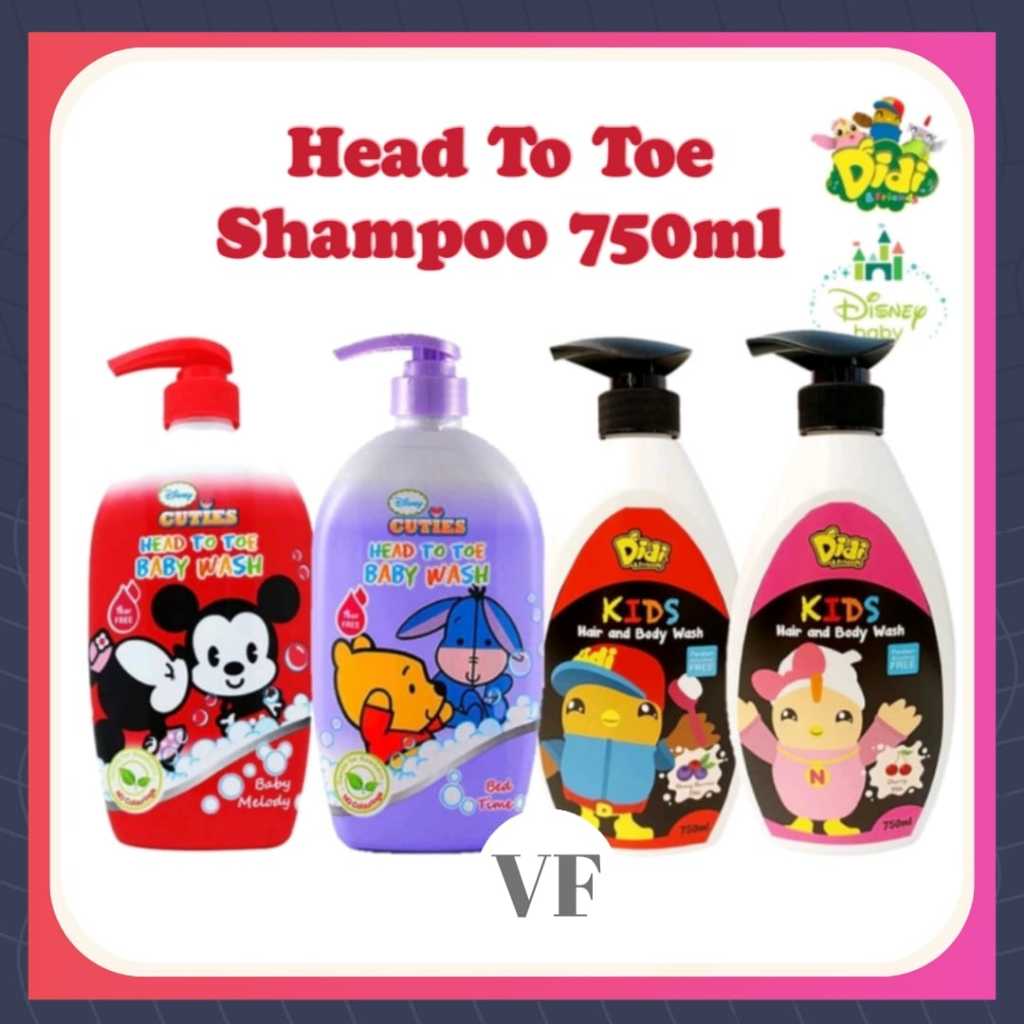 Disney Baby Cuties Didi & Friends Head To Toe Wash Tear Free Shampoo ...