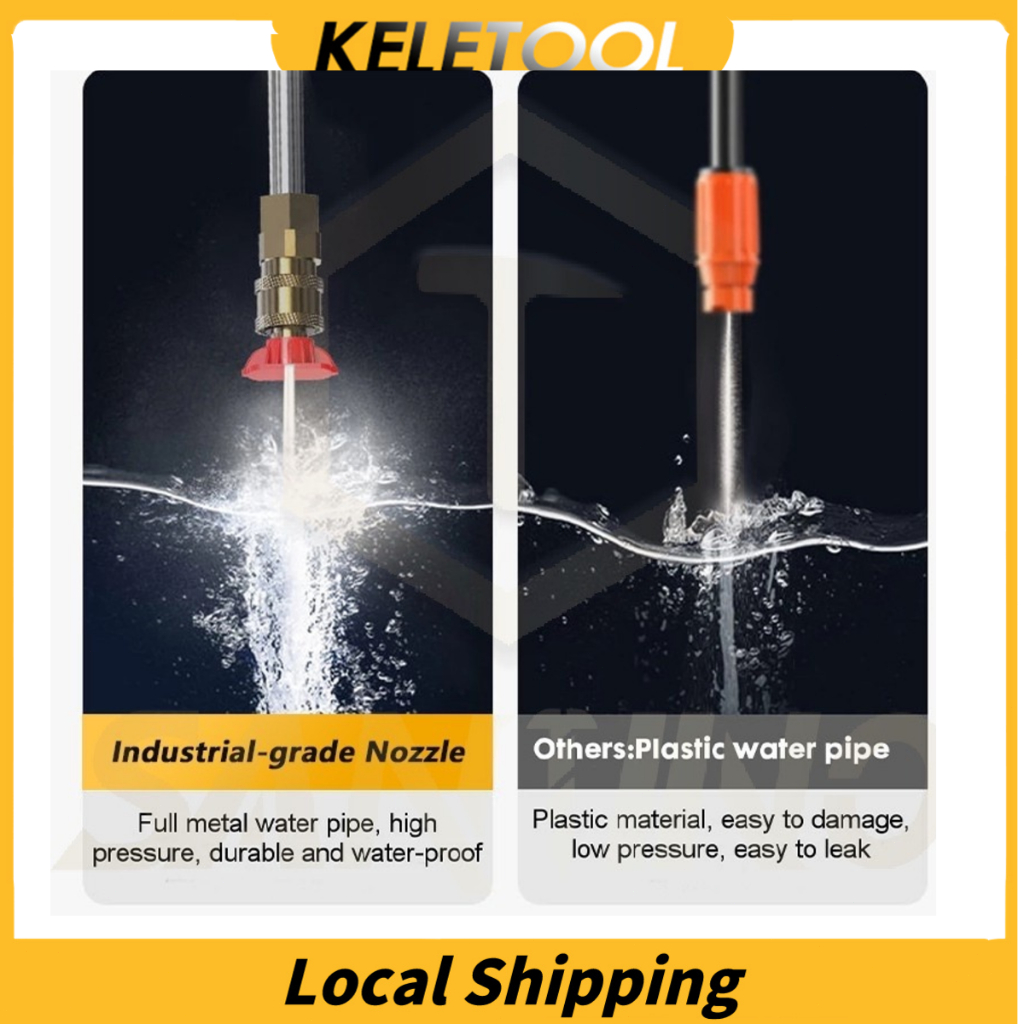 Water Spray Gun Water Jet High Pressure Powerful Sprayer Car Wash ...