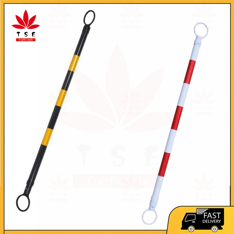 【Fast delivery】CONE POLE Extendable Safety Barricade Red White Bar ...