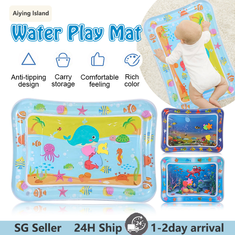 【SG】Baby Water Mat / Inflatable Play Mat / Play Mat For Kids / Baby ...