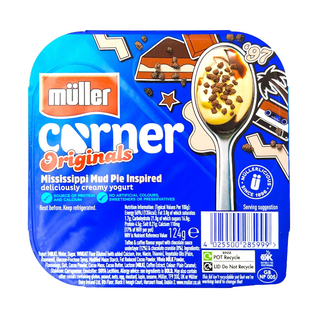Muller Corner Originals Mississippi Mud Pie 124g | Shopee Singapore