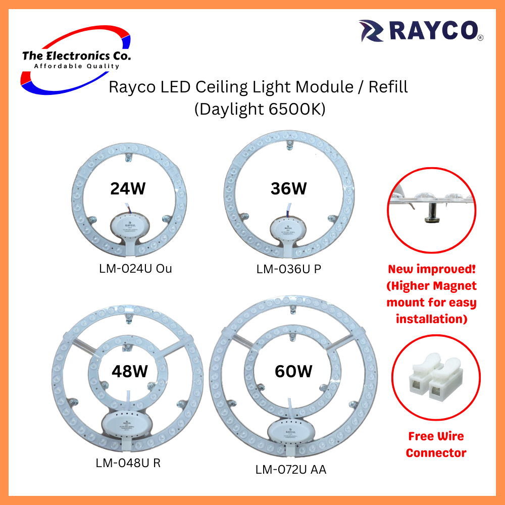 Rayco LED Ceiling Light Module / Refill (Daylight 6500K) | Shopee Singapore