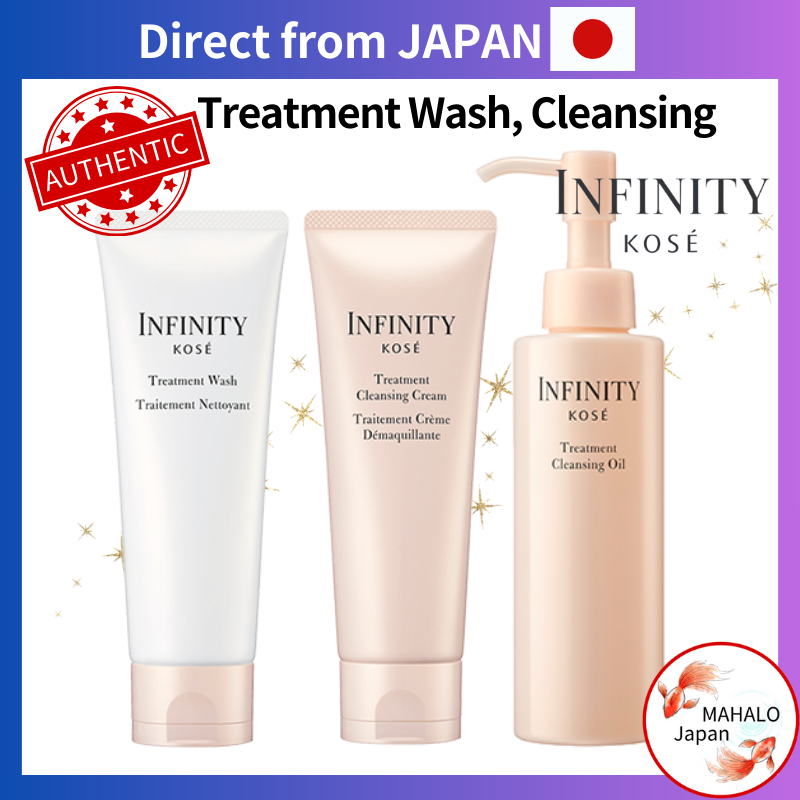 KOSE INFINITY Treatment Wash, Cleansing Cream, Cleansing Oil [ Direct from Japan ] | Shopee ...
