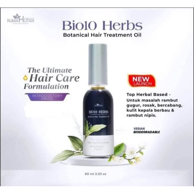 🇸🇬 BIO10 HERBS HAIR TREATMENT OIL BY PRODUK RUMAH HUTAN BONDA ROZITA ...