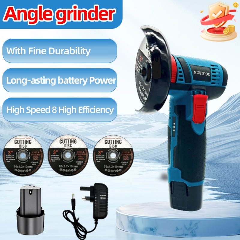 【Fast Delivery⚡】Mini Angle Grinder Cordless Angle Grinder,Mini Grinding ...