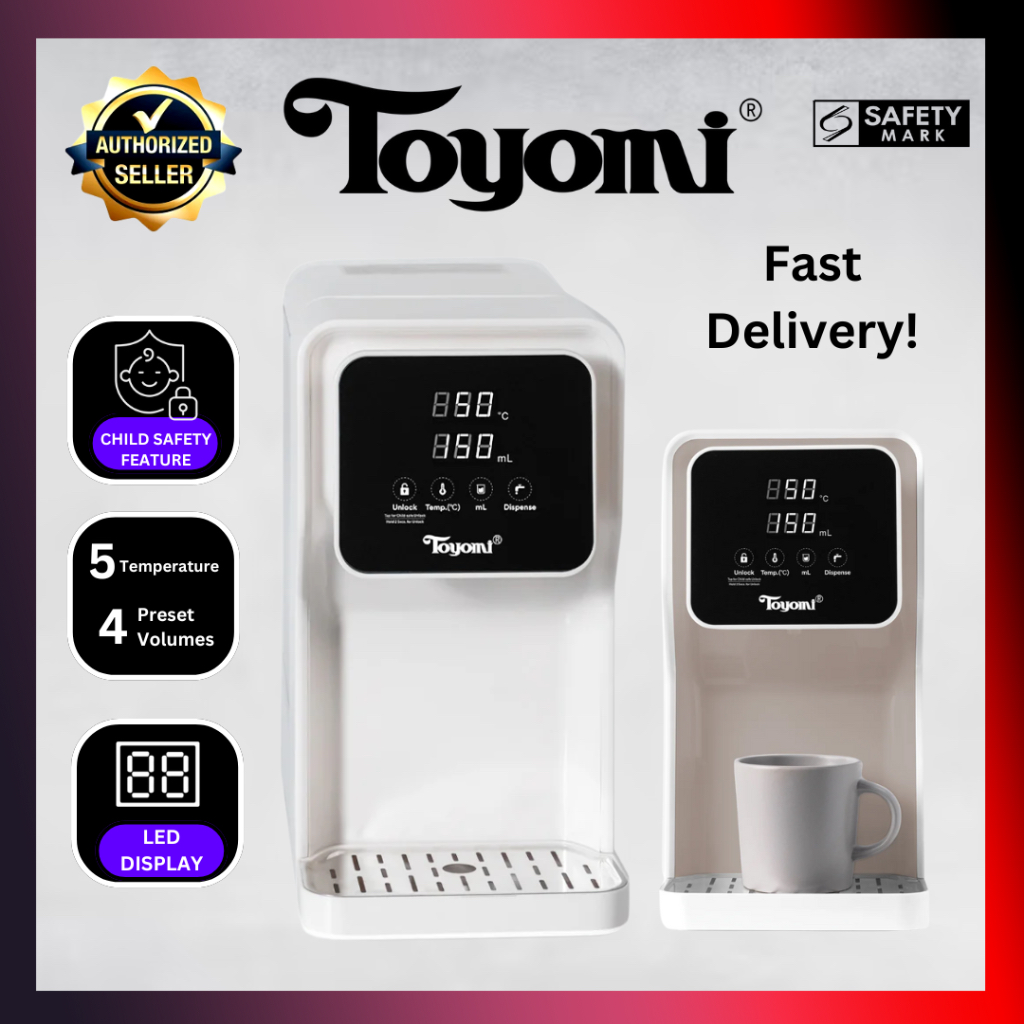 *FREE FILTER* Toyomi 5.8L Instant Boil Filtered Water Dispenser [FB ...