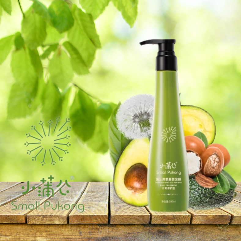 Small Pukong Dandelion Amino Acid Hair Mask 300ml 小蒲公 氨基酸发膜 日常修护型 X ...