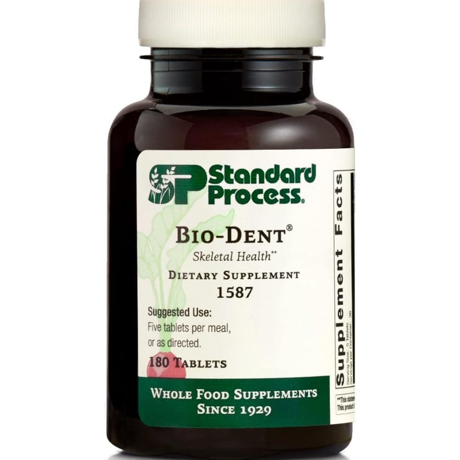 Standard Process Bio-Dent 180 Tablets - Whole Food Supplement for Skin ...