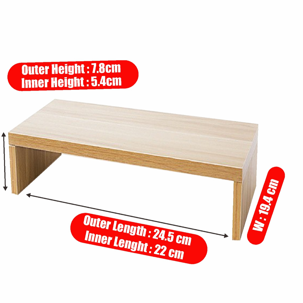 🇸🇬Lucky Home🔥Monitor Stand Monitor Riser/Wooden Ergonomic Laptop Stand ...