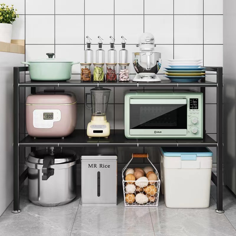 【READY STOCK】Kitchen sink shelving Retractable cabinet shelving divider ...