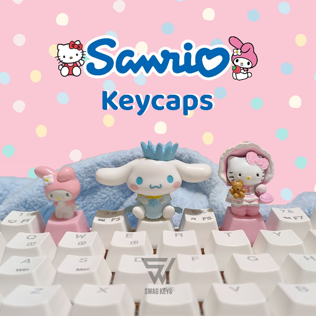【SG】Sanrio Artisan 3D Keycaps | - Custom 3D Cute Keycaps | Keyboard ...