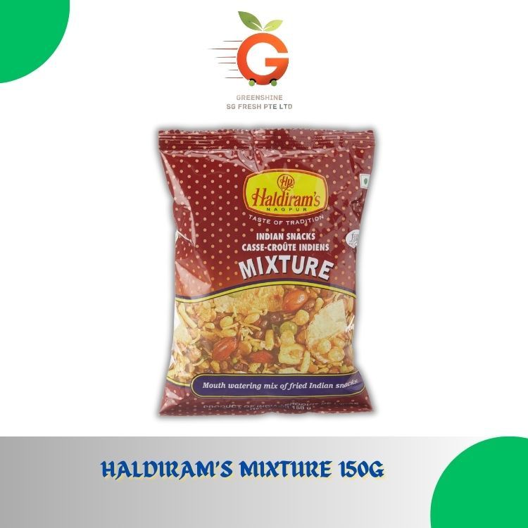 [GreenshineSG]HALDIRAM'S 150G MIXTURE/SPICY PEANUTS/MASALA CHANA/FINE SEV/MOONG DAL/BHEL PURI ...