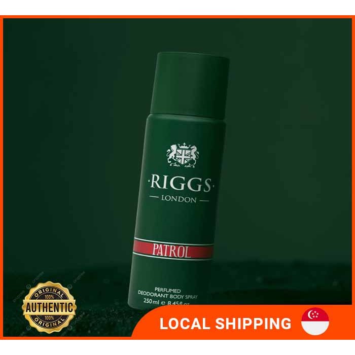 Riggs London PATROL Perfumed Deodorant Body Spray 250ml | Shopee Singapore