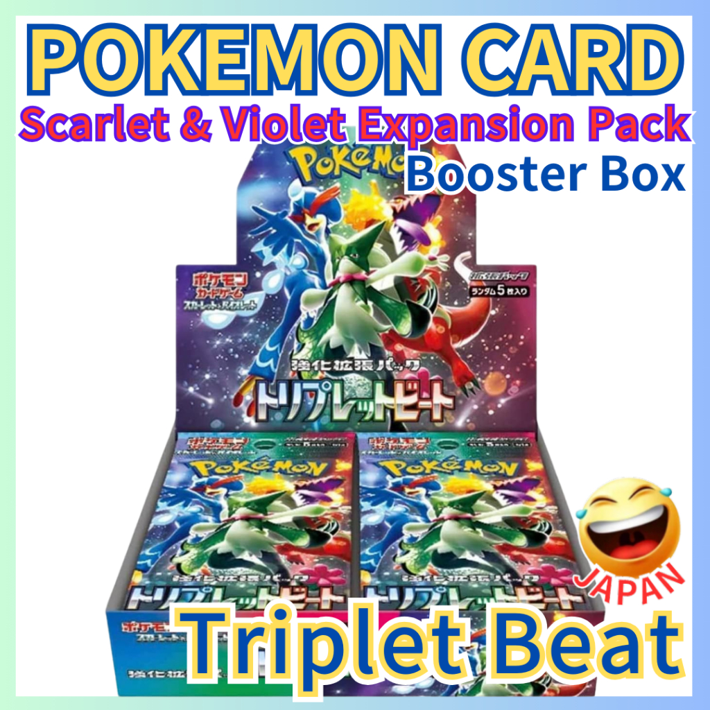 【Direct from JAPAN】Pokemon Card Scarlet & Violet Expansion Pack Triplet Beat Booster Box (sv1a ...