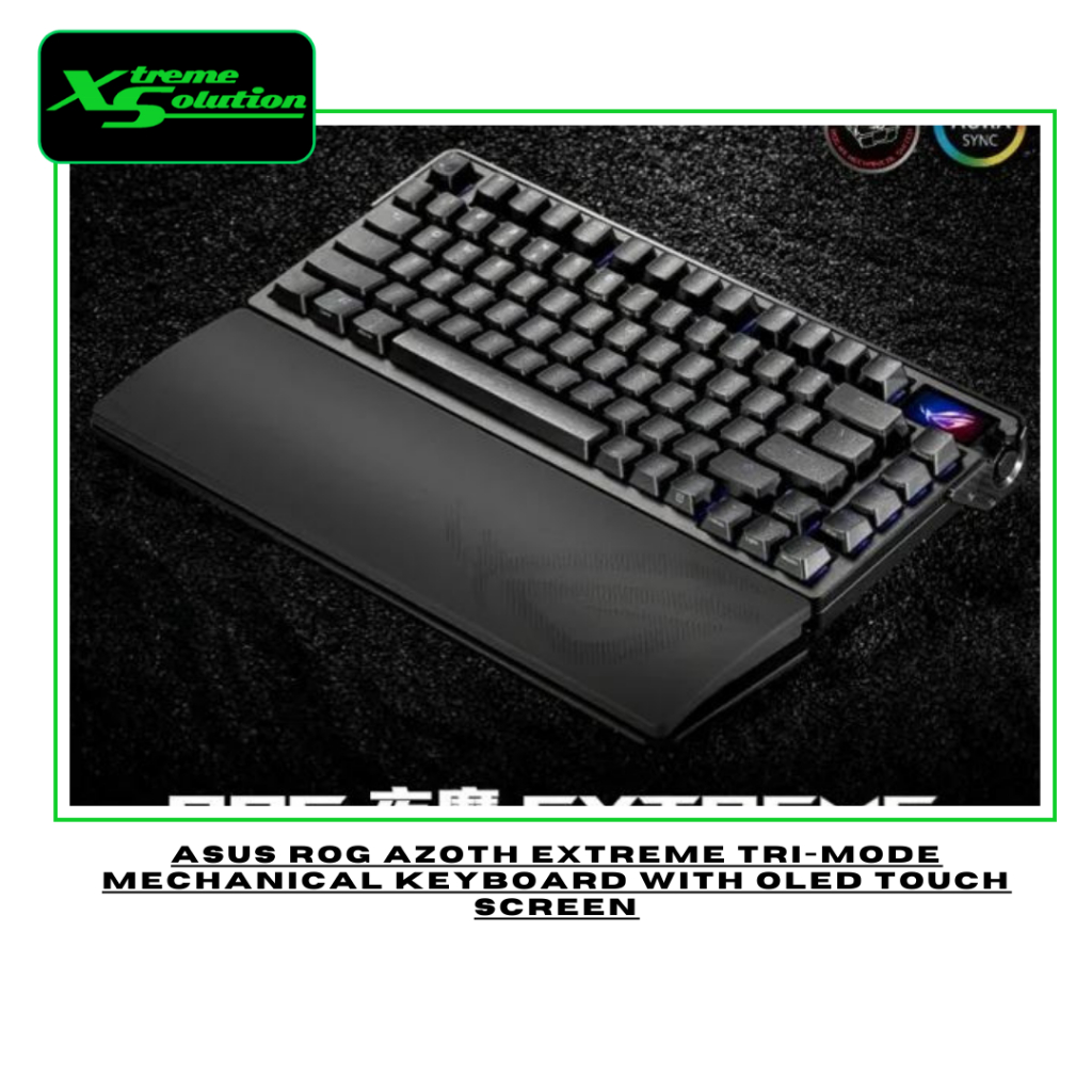 ASUS ROG Azoth Extreme Tri-Mode Mechanical Keyboard With OLED touch ...