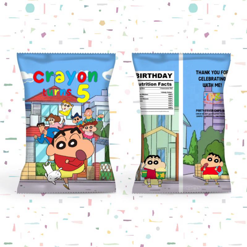 SG CustomMade - Cartoon Crayon Shin Chan Party Customize Personalize ...