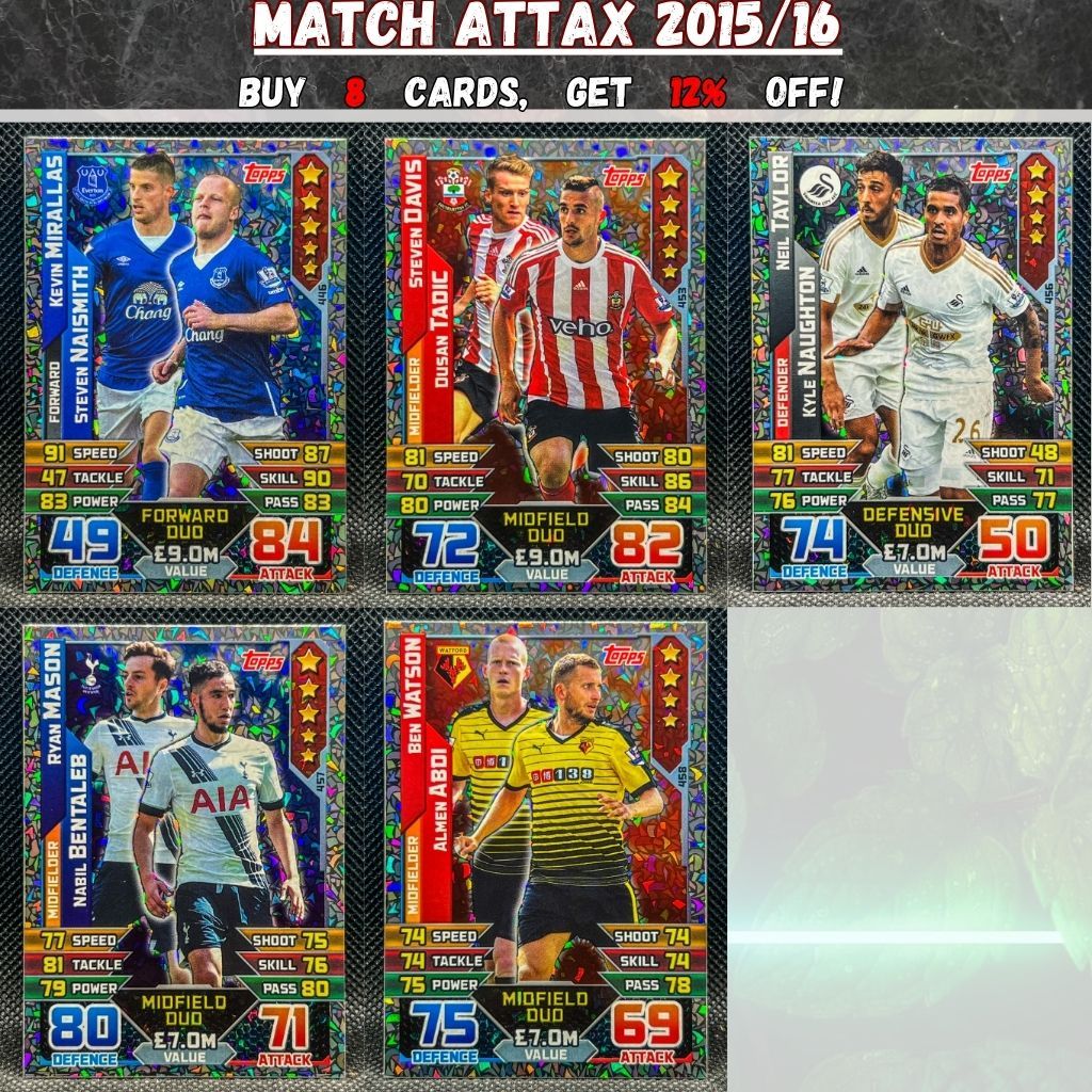 Topps Match Attax 2015/16: Duo Cards | Shopee Singapore