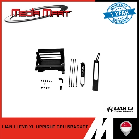LIAN LI O11D EVO XL UPRIGHT GPU BRACKET (BLACK) | Shopee Singapore