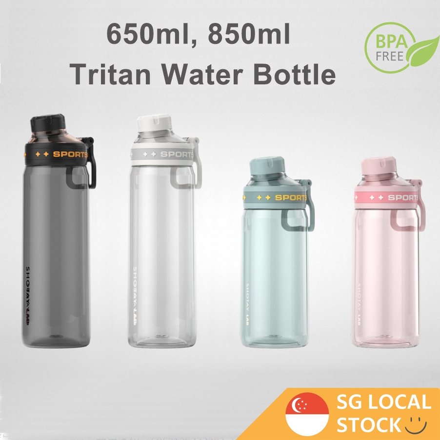 Shotay Water Bottle Tritan 650ml 850ml BPA Free Sports Water Bottle | Shopee Singapore