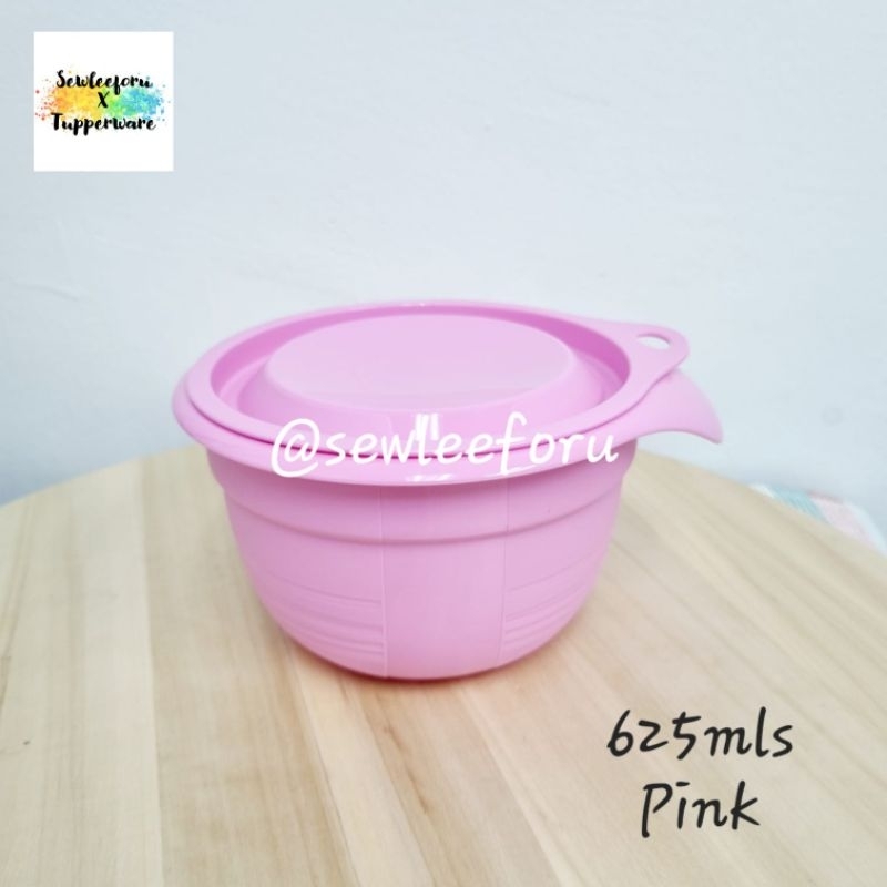 Tupperware Pretty Pastel Bowl Set 625mls (Last Pink) | Shopee Singapore
